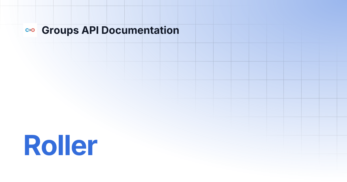 Roller | Perculus API Documentation